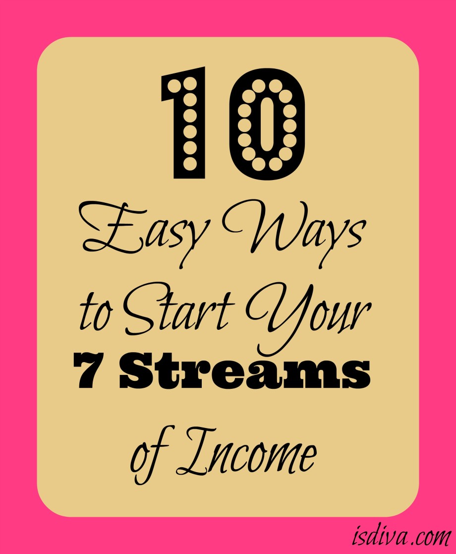 Easy Ways to Start Your Seven Streams of Income - Independent - Smart ...